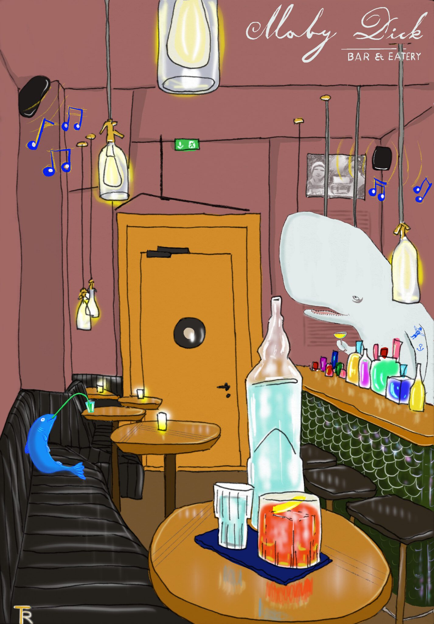 Moby Dick Bar in Wien – Tibor Rácskai